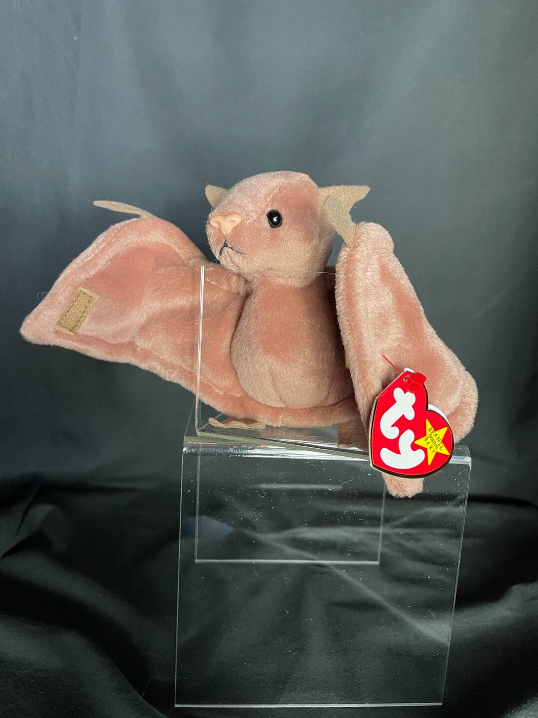 Rare TY Beanie Baby BATTY the brown BAT 1996 Retired W/original Tag - Etsy