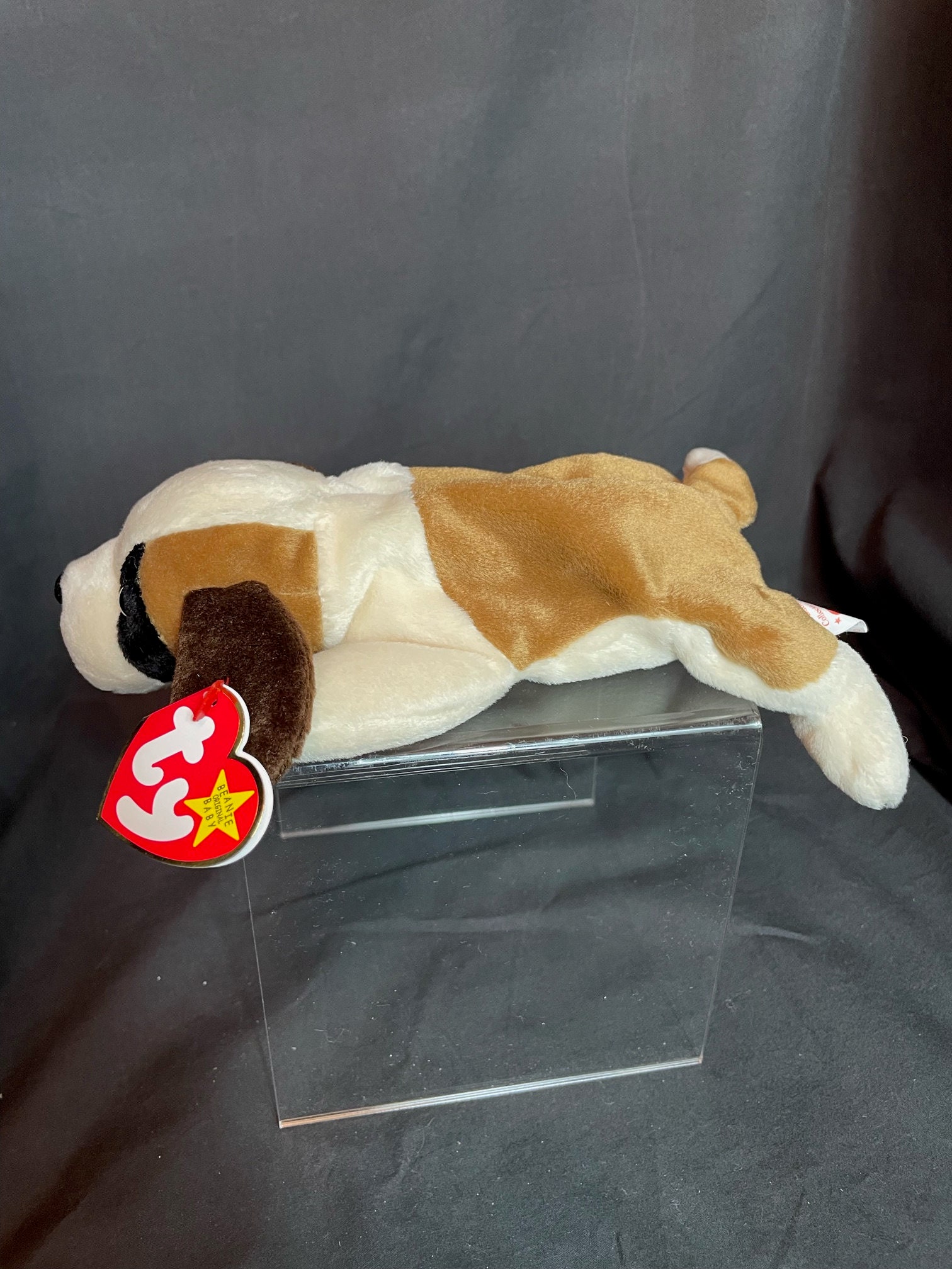 Rare TY Original Beanie Baby BERNIE the (st. BERNARD) Dog 1996 Retired ...