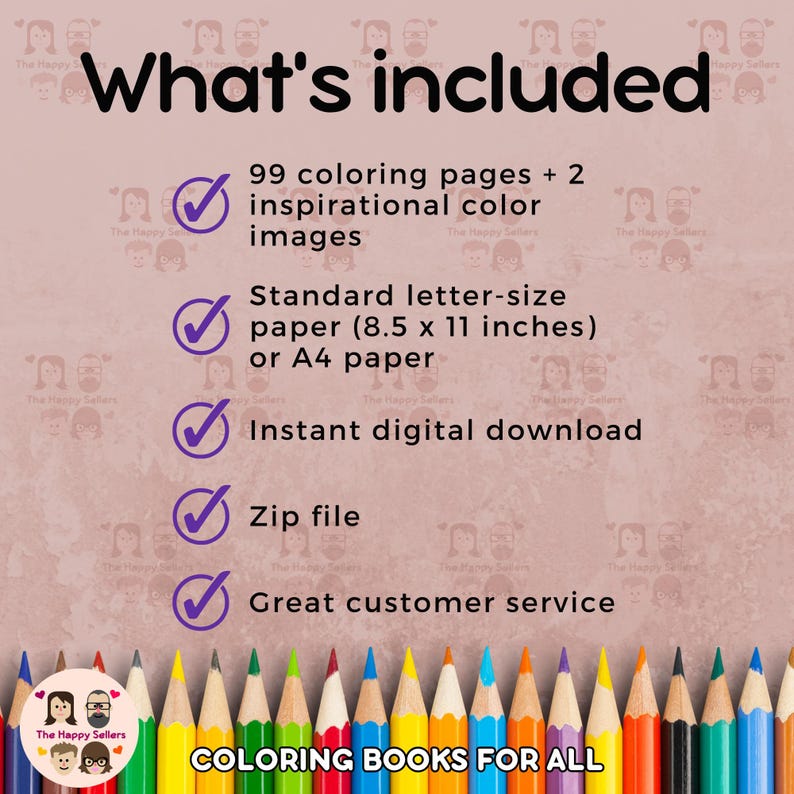 Fantasy Female Character Coloring Book INSTANT DOWNLOAD 99 Pages + 2 ...