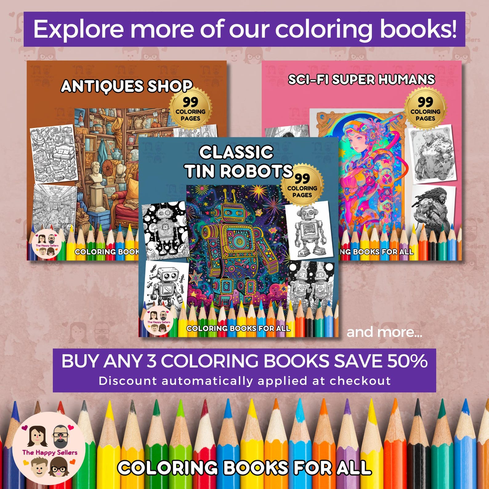 Super Computers Coloring Book INSTANT DOWNLOAD 99 Coloring Pages + 2 ...