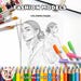 Fashion Models Coloring Book INSTANT DOWNLOAD 99 Coloring Pages + 2 ...