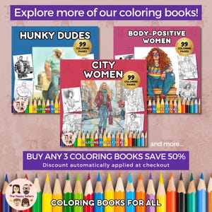 Fashion Models Coloring Book INSTANT DOWNLOAD 99 Coloring Pages + 2 ...