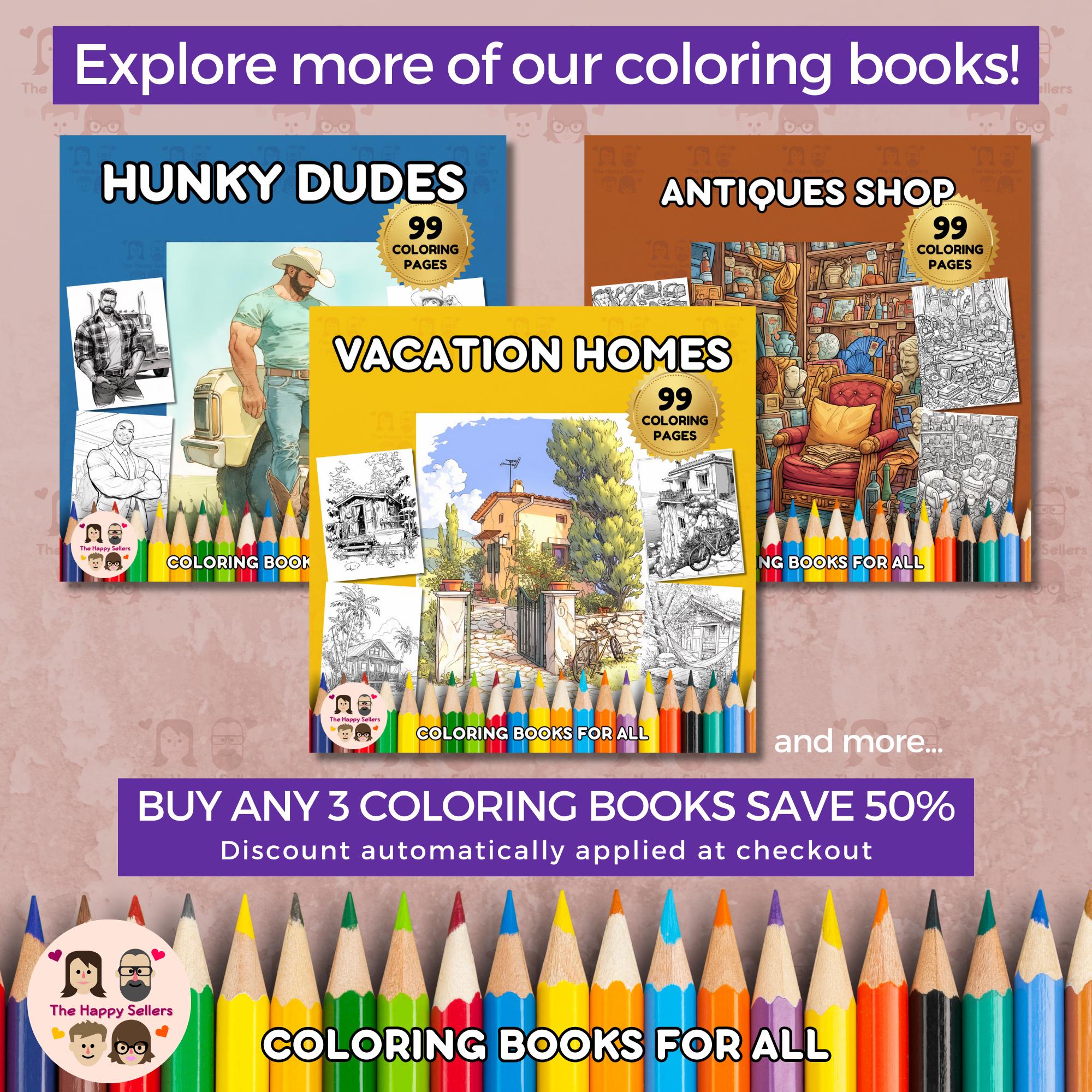 Construction Site Coloring Book INSTANT DOWNLOAD 99 Coloring Pages 2 ...