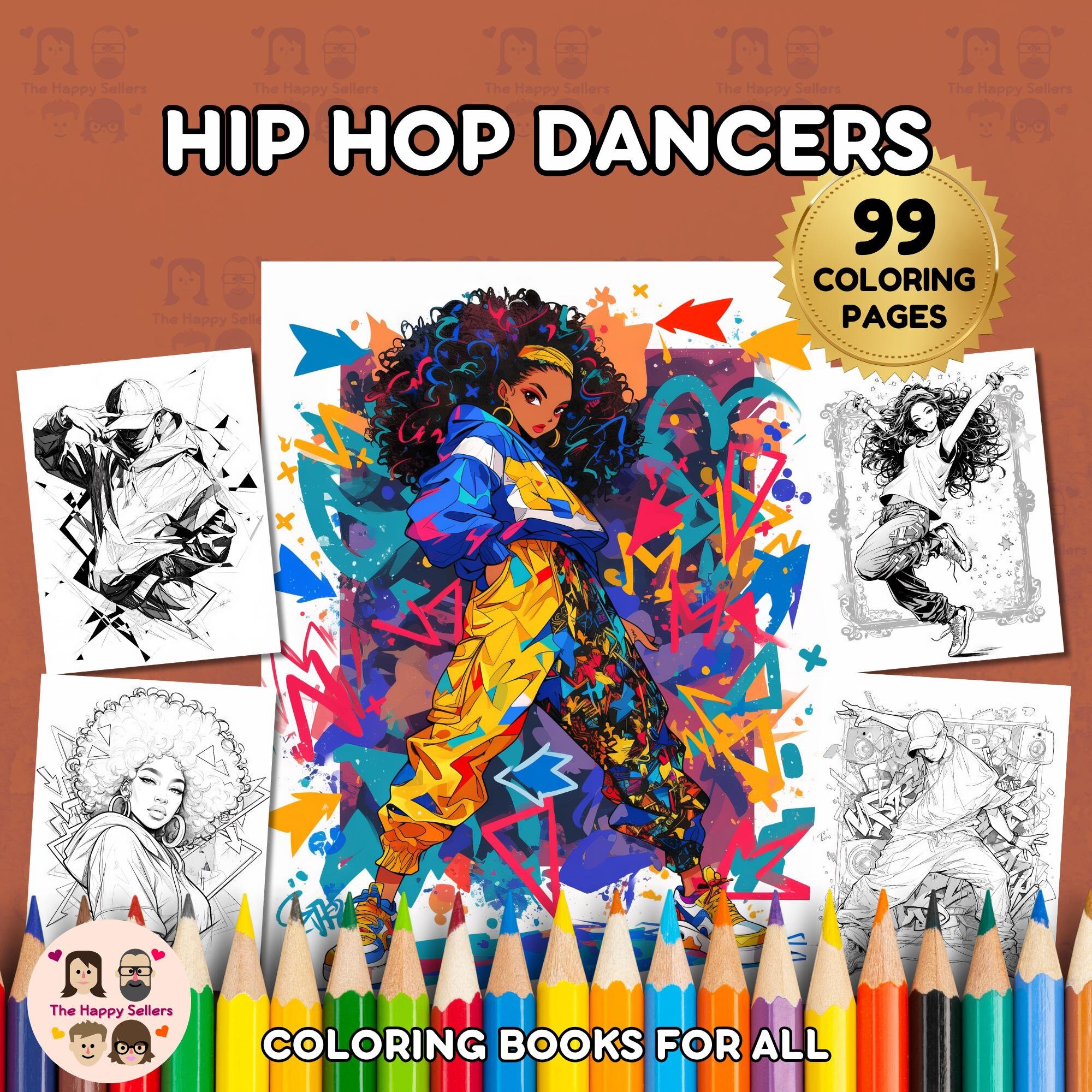 Coloriages De Danse Hip Hop