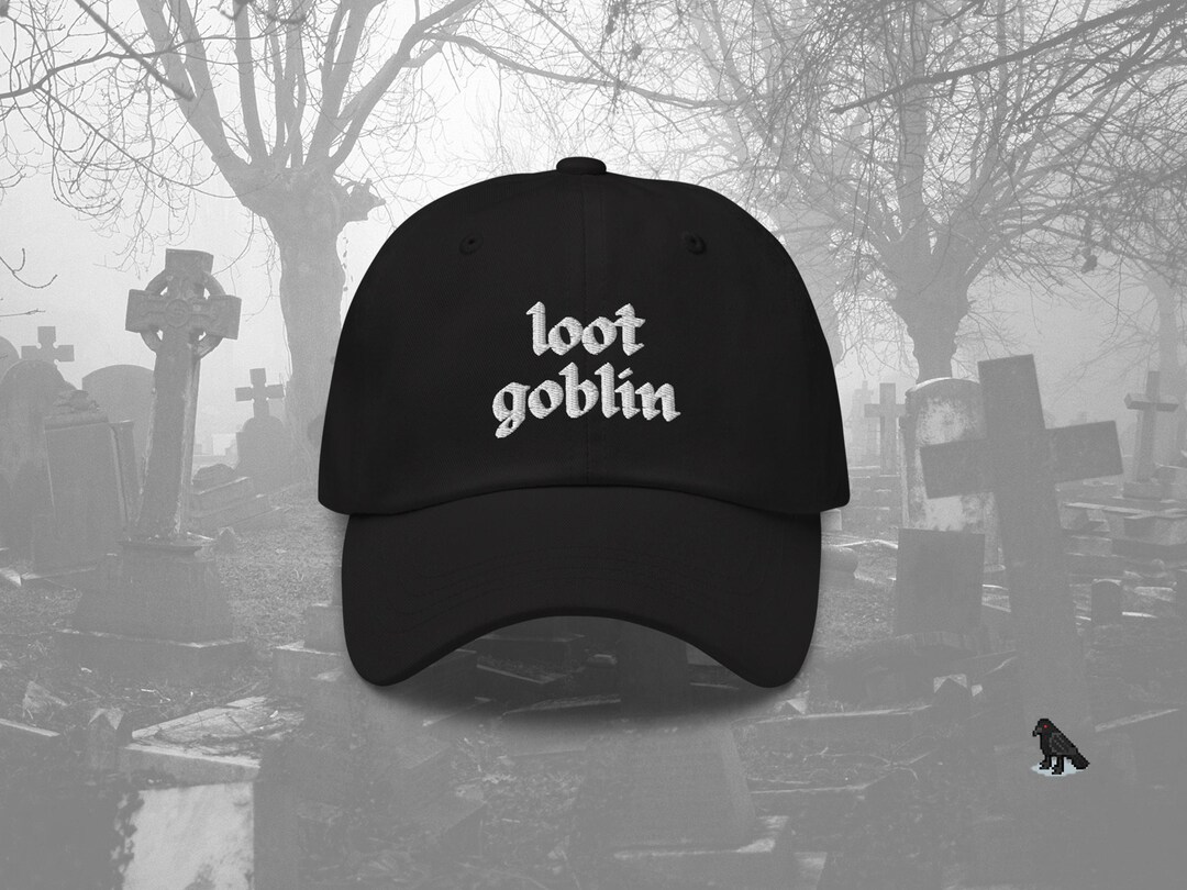 Goblin Embroidered Hat Dnd Gifts for Dnd Player Gift Goblincore Gift ...