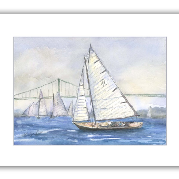 Sailboat Race - Etsy