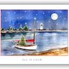 Nauset Lighthouse Christmas Cards- Cape Cod MA Christmas Cards- Cape ...