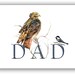 Father's Day Card Birders Father's Day Card-bird Lovers Father's Day ...
