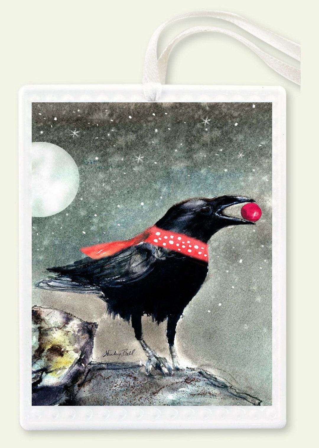 Crow Christmas Ornament-owl Ornament Woodland Decoration-crow Ornament ...