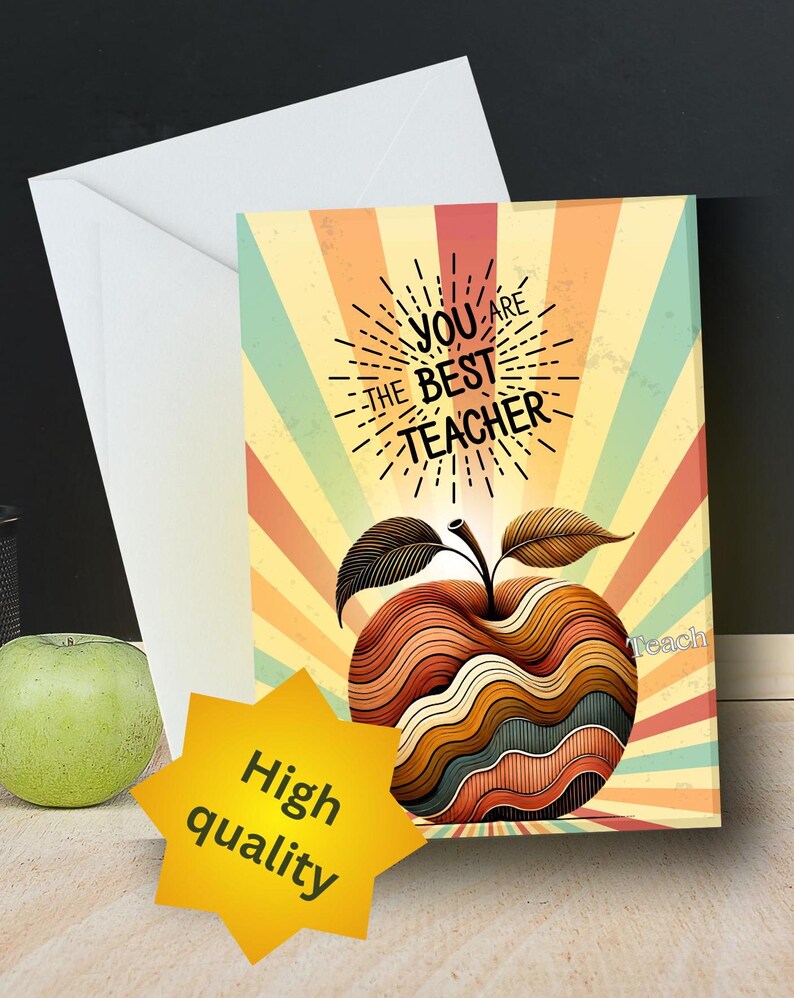 Retro Teacher Appreciation Week Printable Clipart Watercolor Boho ...