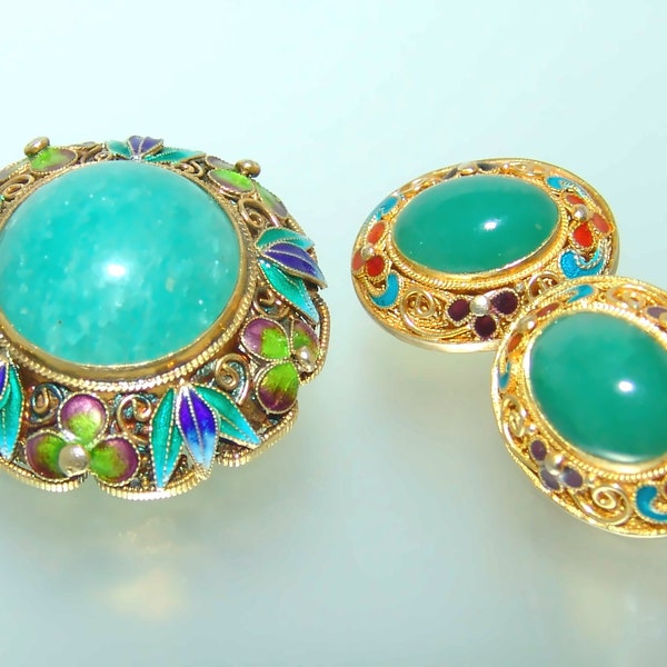 Chinese Export Earrings - Etsy