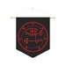 Demonological Valefor Sigil Black-red Pennant 45.7 Cm 53.3 Cm 18 X 21 ...