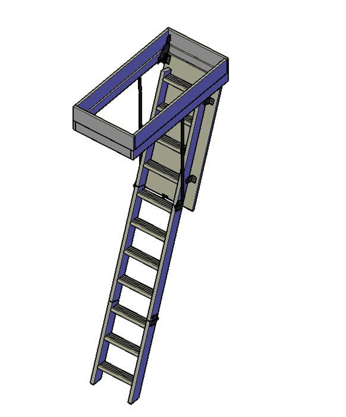 Loft Ladder Diy | Wooden Loft Ladder | Loft Ladder Plans | Loft Ladder ...