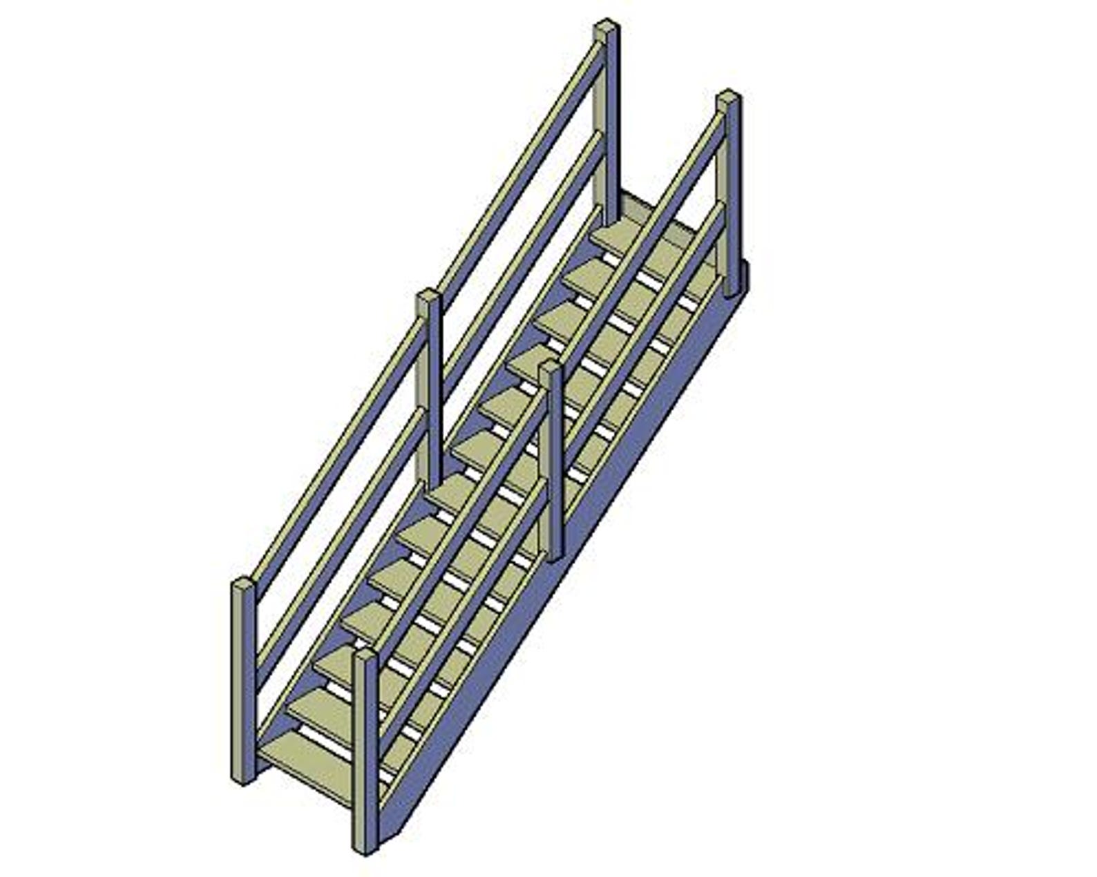 Outside Staircase Diy | Wooden Outside Staircase | Outside Stair Plans ...