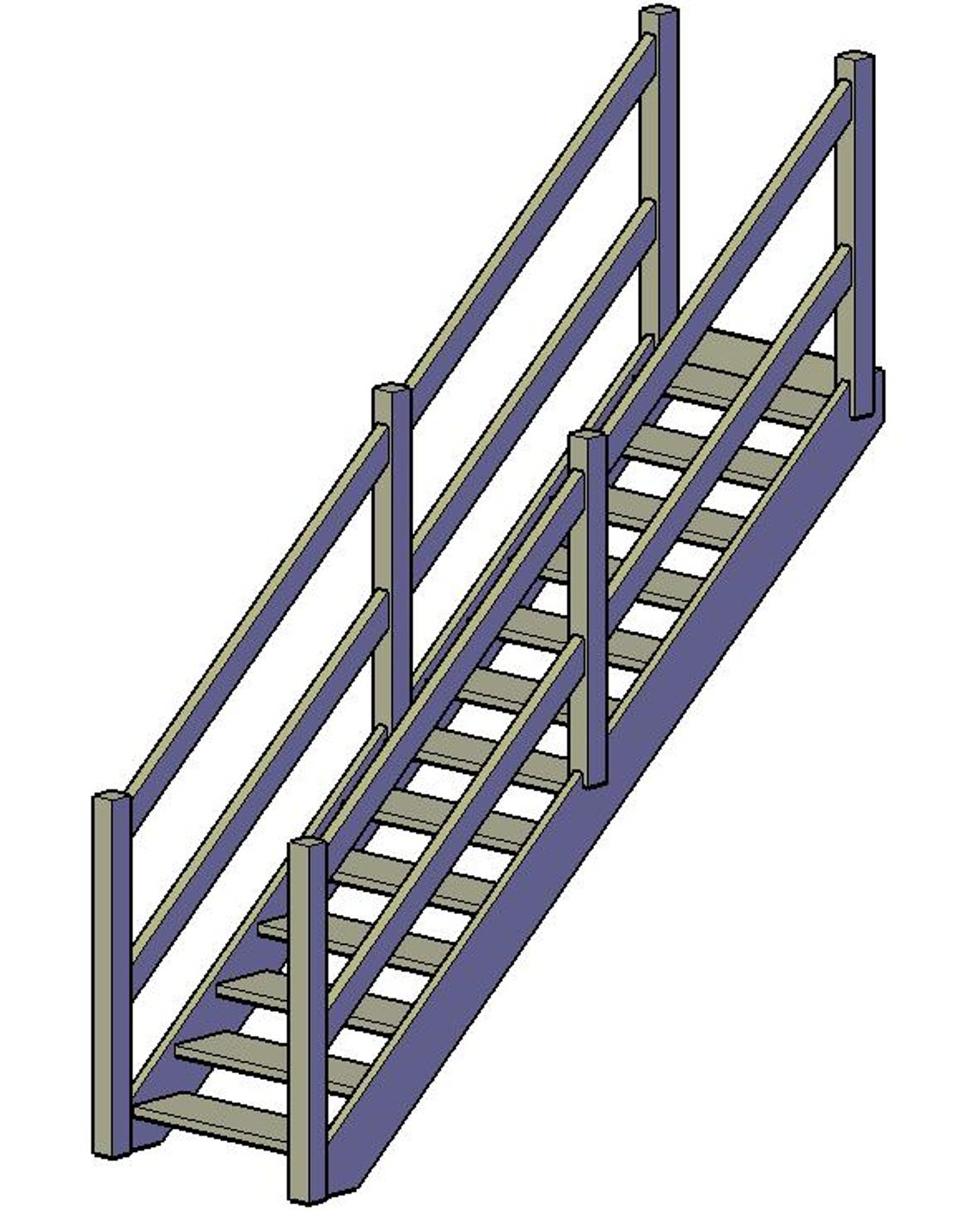 Outside Staircase Diy | Wooden Outside Staircase | Outside Stair Plans ...