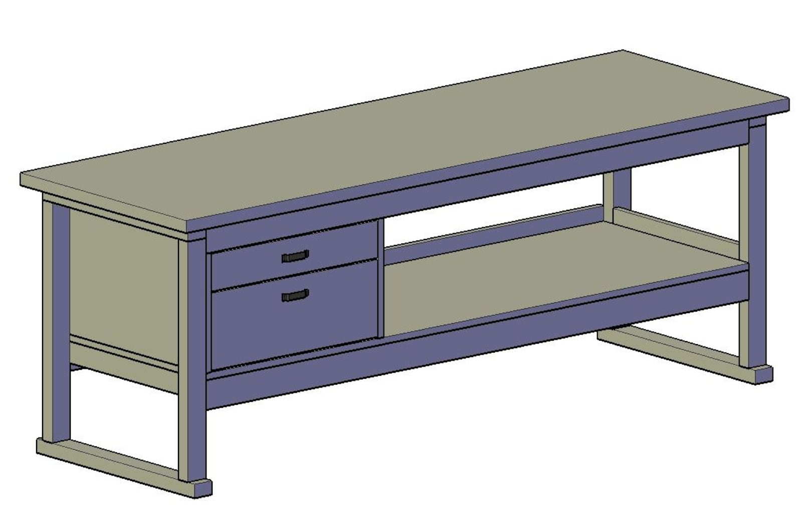 Workbench | Woodworking Bench | Workbench Plans | Garage Workbench ...