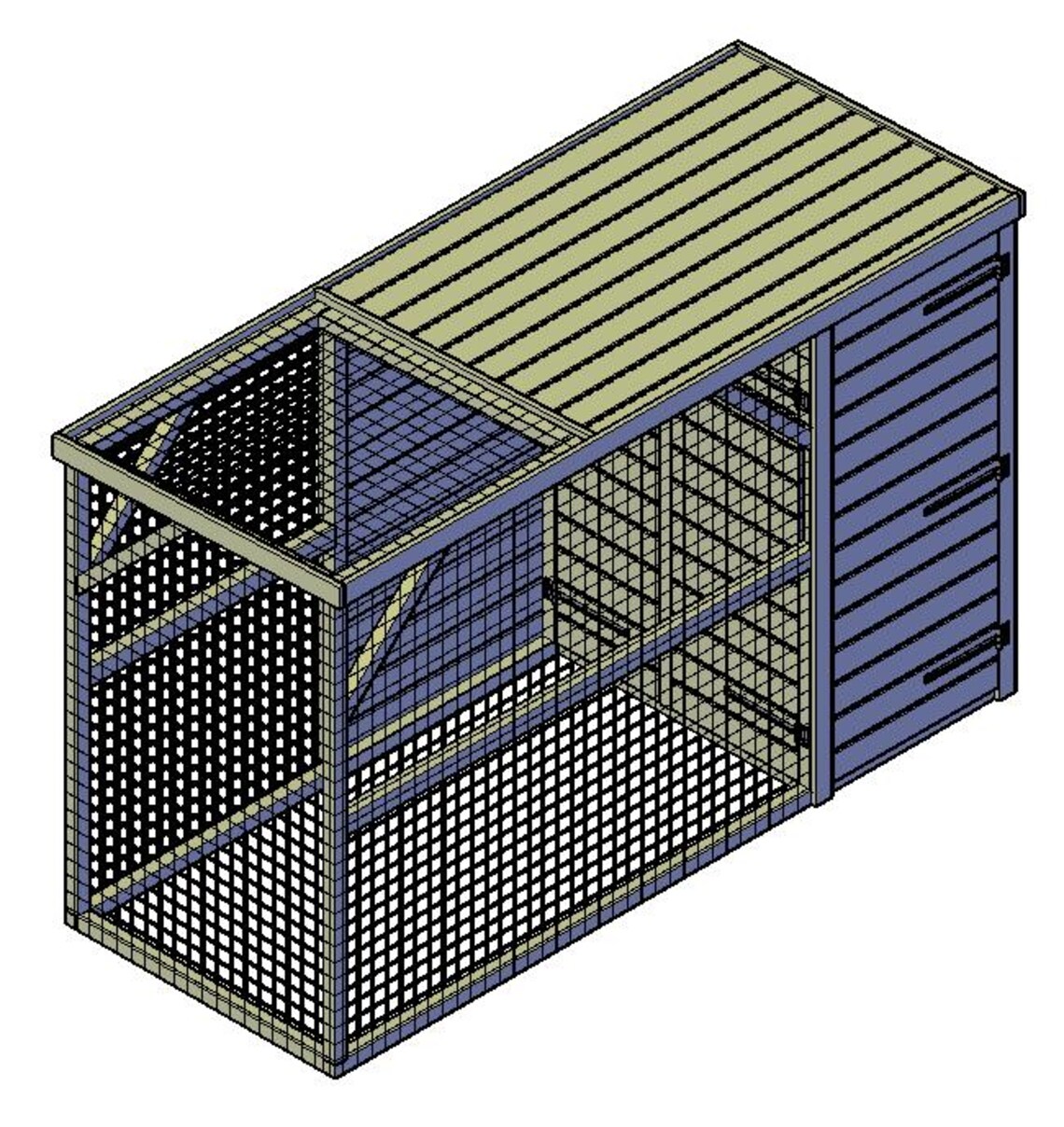 Aviary With Inside Loft | Wooden Aviary | Aviary | | Aviary Guide | DIY ...