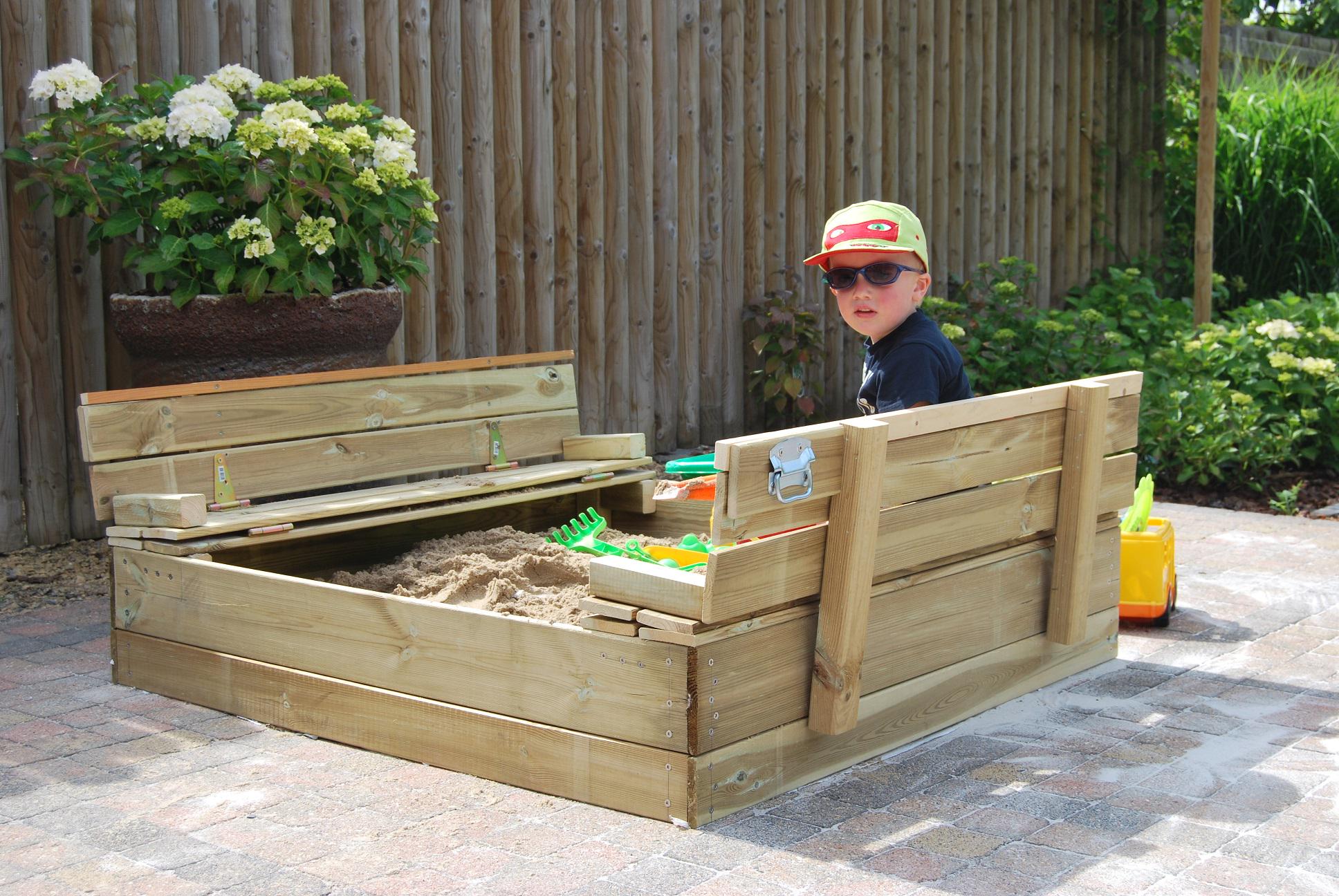 Diy Sandbox | Diy Sandbox With Cover | Sandbox | Wooden Sandbox ...