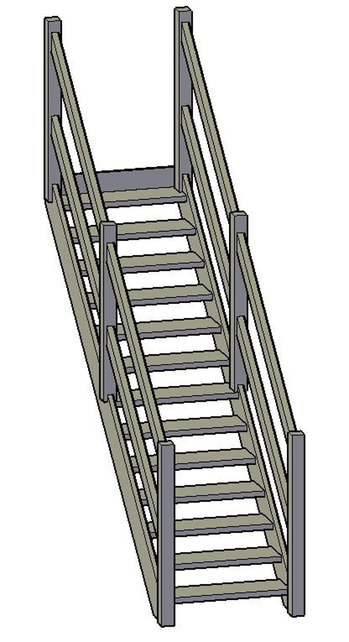 Outside Staircase Diy | Wooden Outside Staircase | Outside Stair Plans ...
