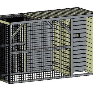Aviary With Inside Loft | Wooden Aviary | Aviary | | Aviary Guide | DIY ...
