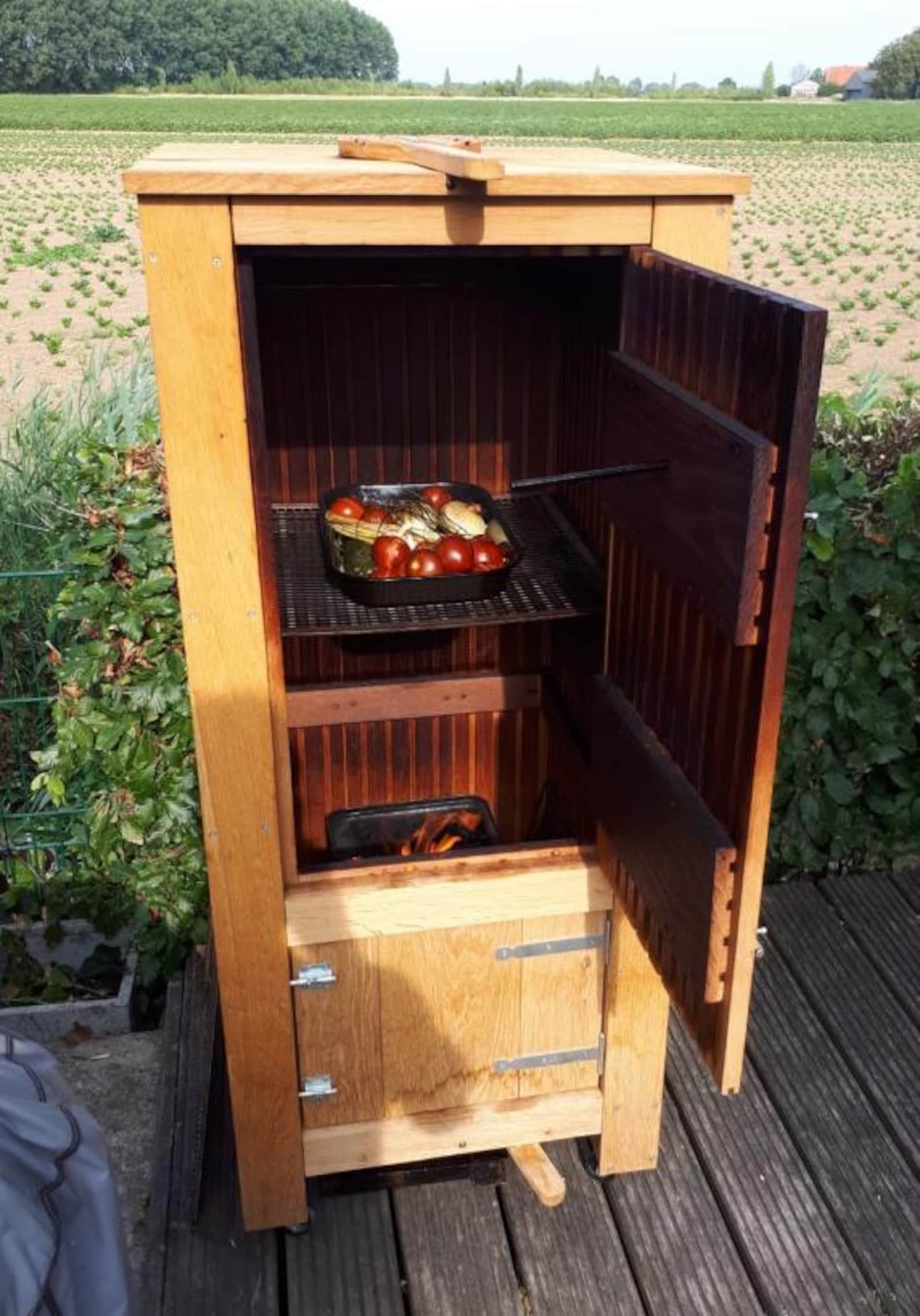 Box Smoker Diy | Wooden Box Smoker | Box Smoker Plans | Box Smoker Plan ...