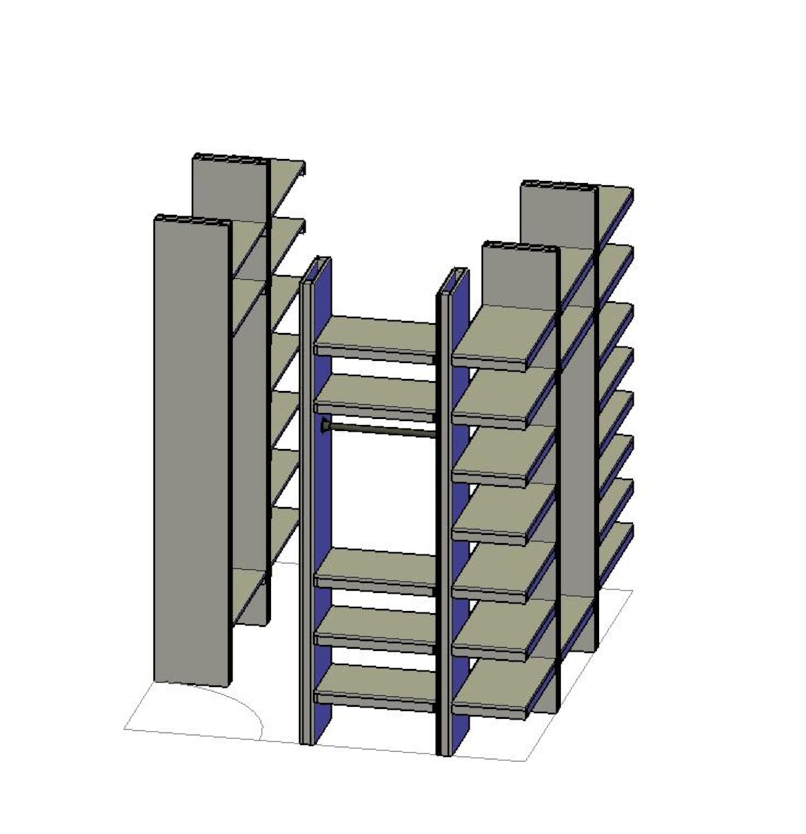 Walk in Closet Plan | Wooden Walk in Closet | Walk in Closet| | Walk in ...
