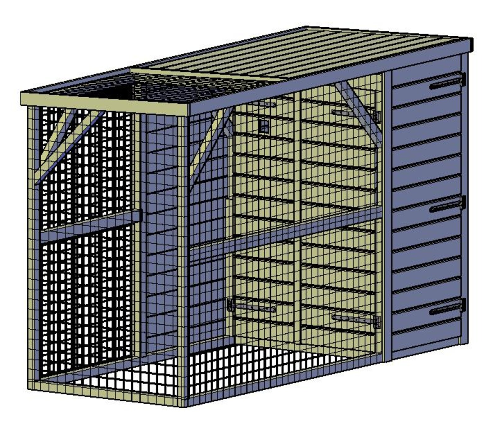 Aviary With Inside Loft | Wooden Aviary | Aviary | | Aviary Guide | DIY ...