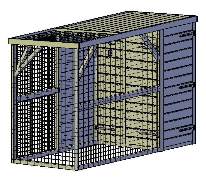 Aviary With Inside Loft | Wooden Aviary | Aviary | | Aviary Guide | DIY ...