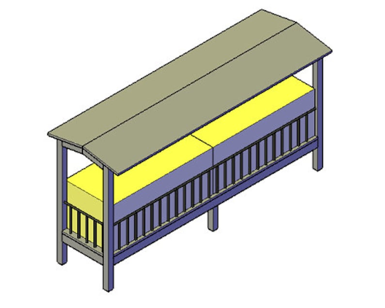 Covered Hay Rack Construction Drawings (4 Different Sizes) Metric Sizes ...
