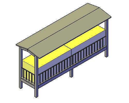 Covered Hay Rack Construction Drawings 4 Different Sizes Metric Sizes ...