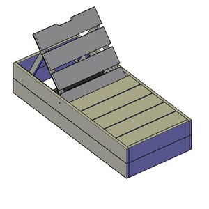Sunbed Plan | Wooden Sunbed |sunbed | Beach Bed | Sunbed Guide | DIY ...