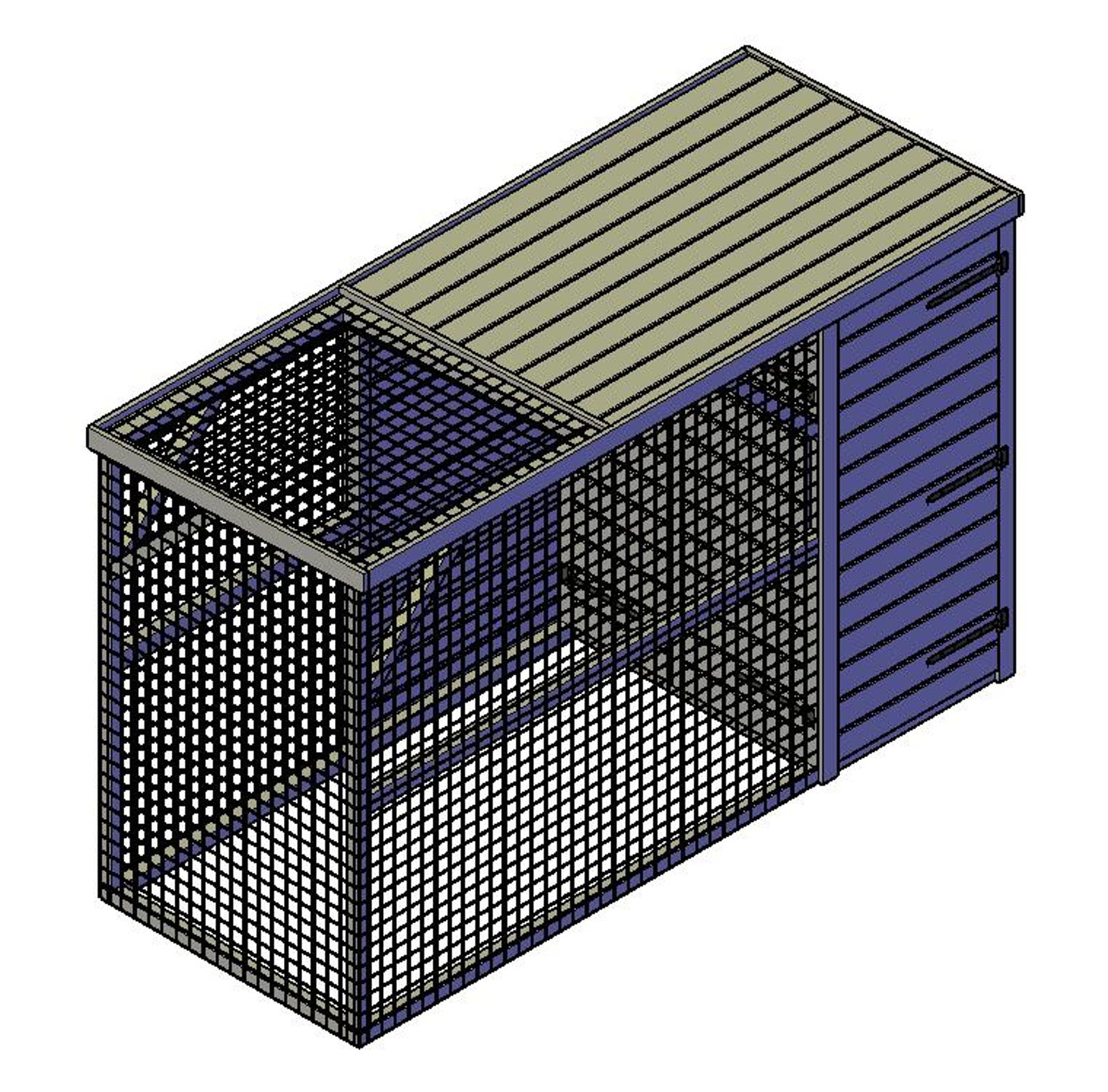 Aviary With Inside Loft | Wooden Aviary | Aviary | | Aviary Guide | DIY ...