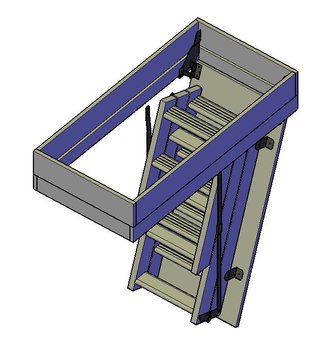 Loft Ladder Diy | Wooden Loft Ladder | Loft Ladder Plans | Loft Ladder ...