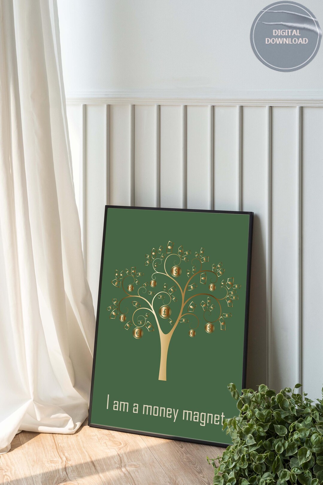 Money Tree Poster: Motivational Dorm Decor (digital Download) - Etsy