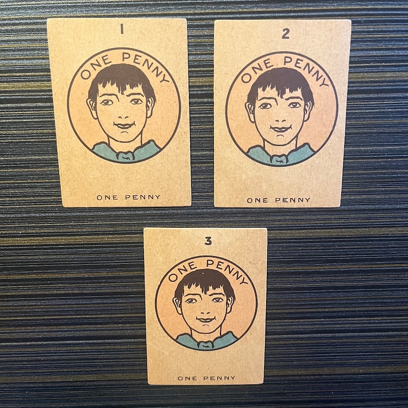 Antique 1905 Simple Simon Card Game Cards: Ephemera for Junk Journaling ...