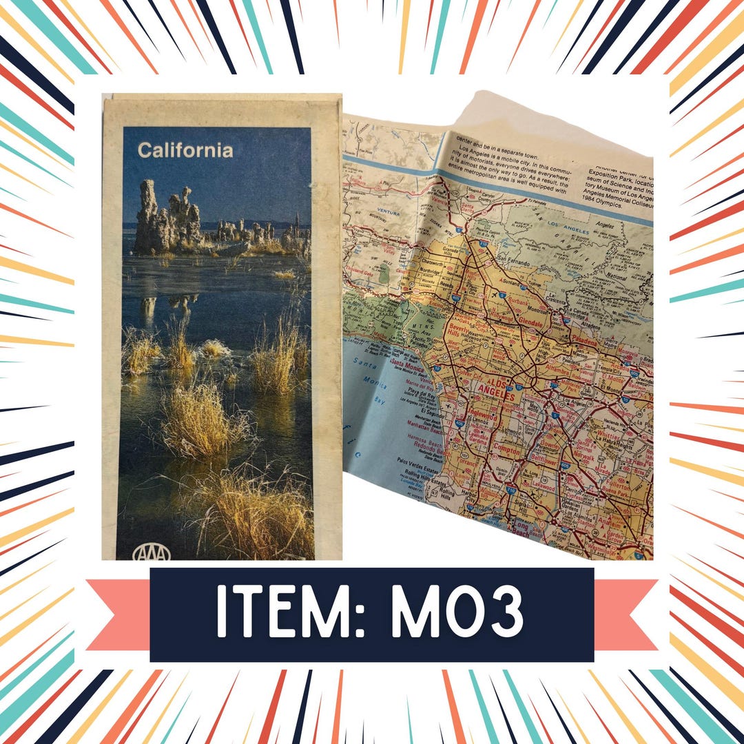 M03 - Vintage Road Maps – Full Folding Maps | Travel Ephemera, Junk ...