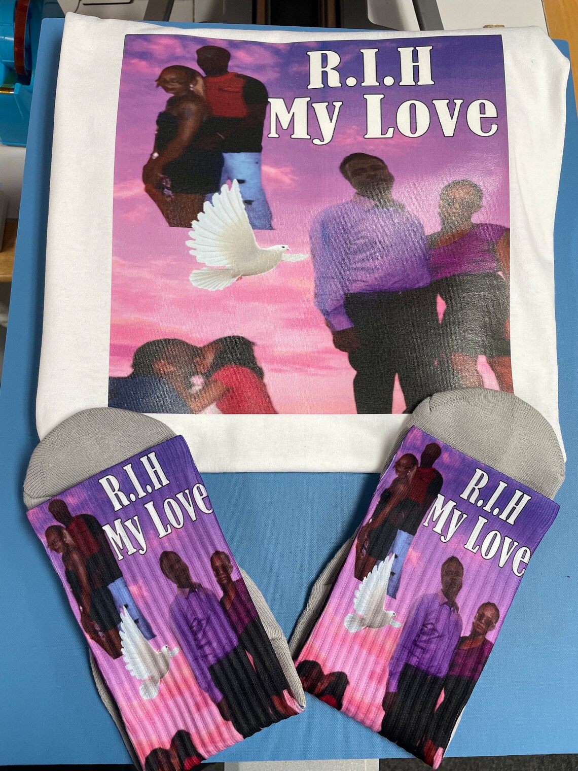 Custom Face Socks, 3D Photo Socks, Design Socks, Picture Socks. Crew ...