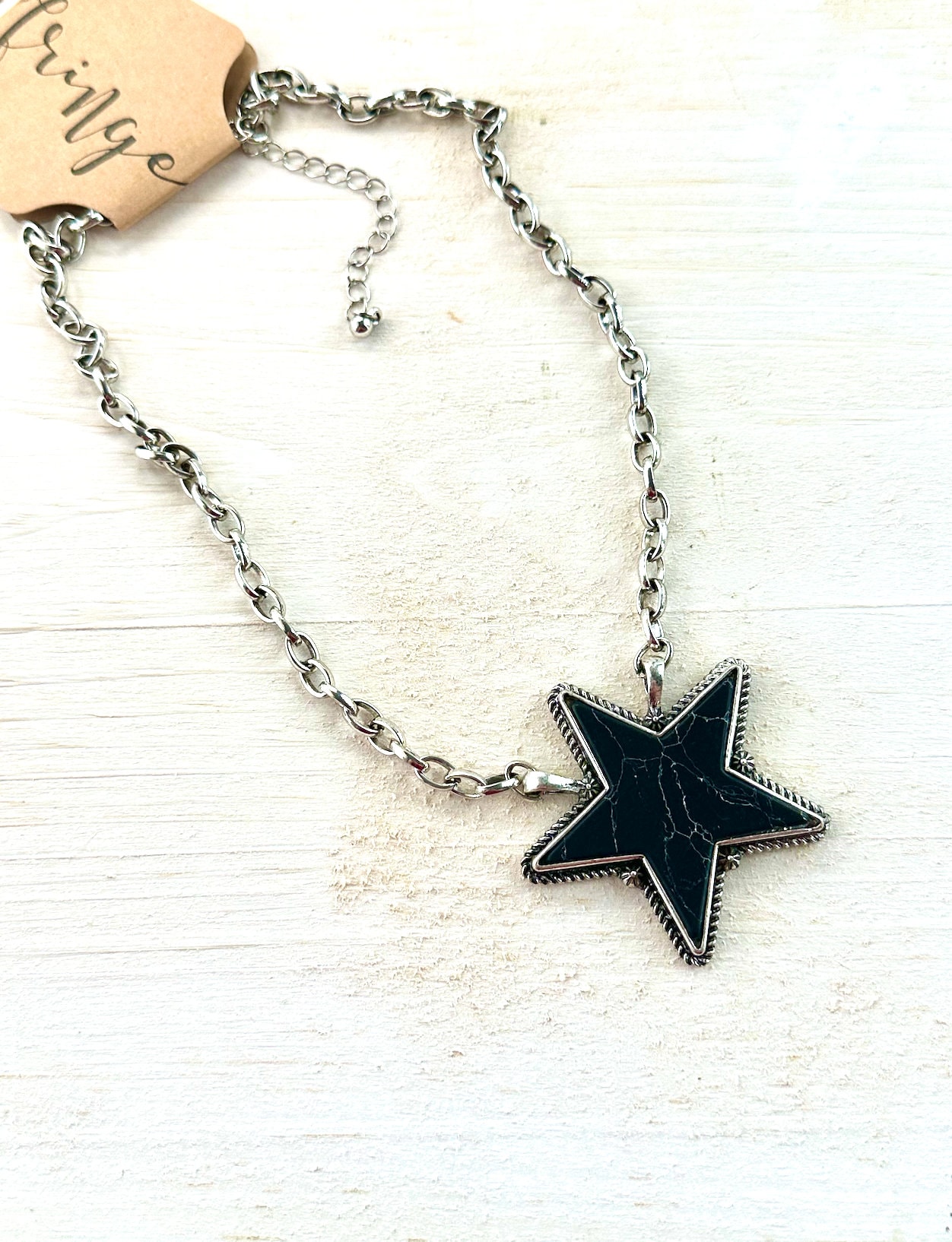 16 Western Star Pendant Necklace, Western Stone Star Necklace ...
