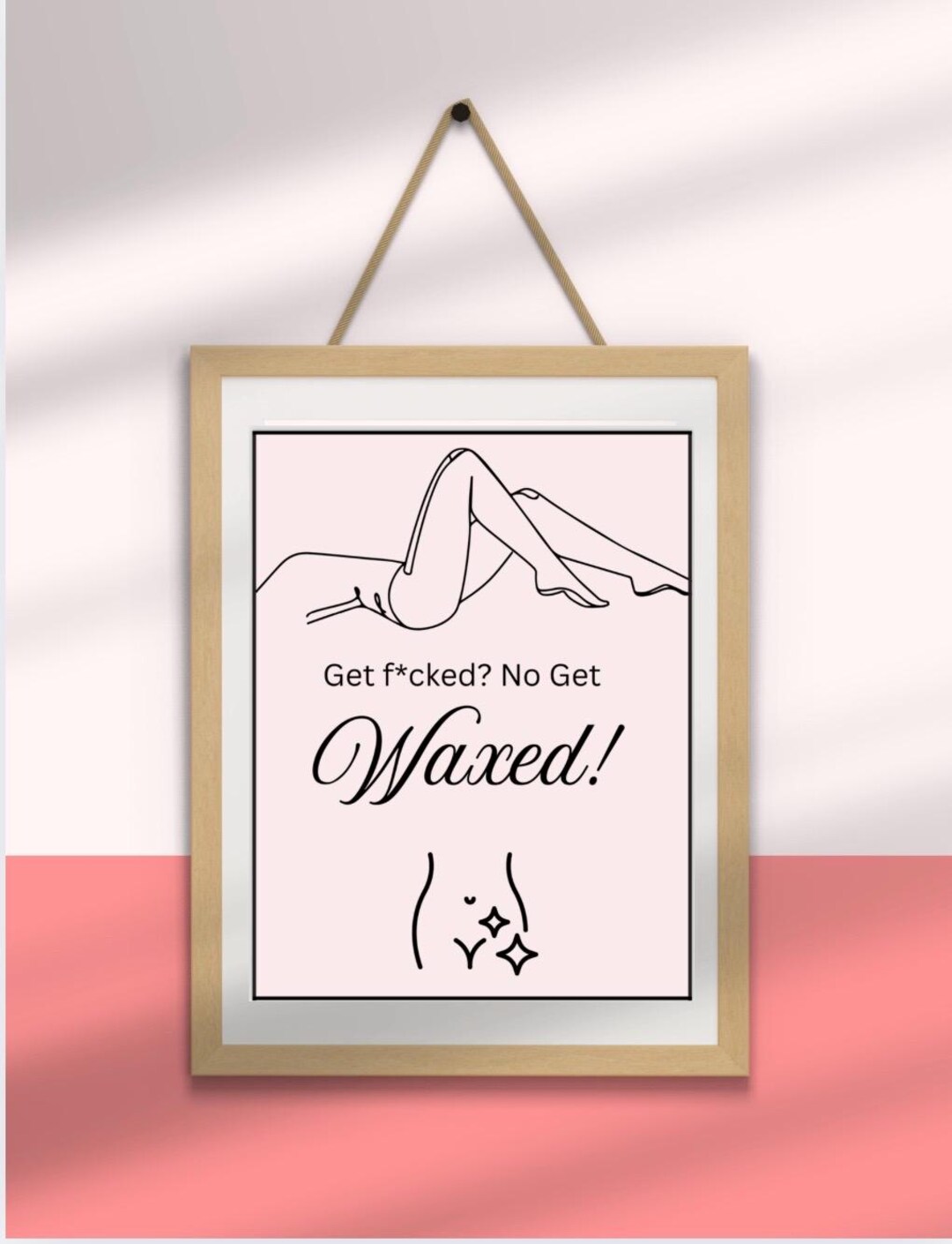 Witty Wall Art for Estheticians: Digital Decor for Your Wax Room - Etsy