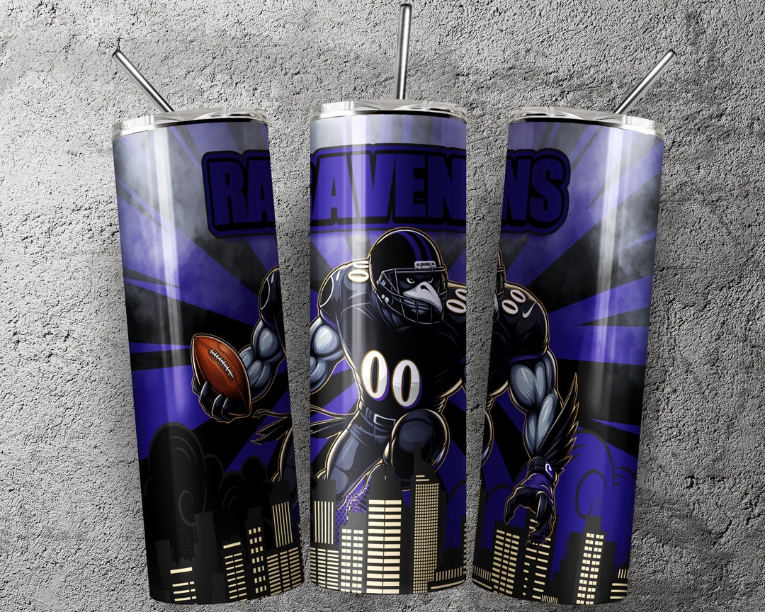 Raven 20oz Skinny Tumbler Wrap PNG, 20oz Skinny Tumbler Sublimation ...