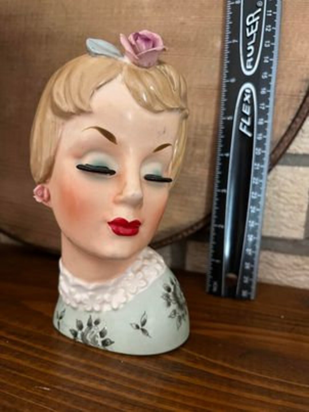 Vintage Head Vase Relpo K987B - Etsy