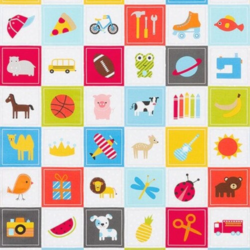 I-spy Panel Spring by Ann Kelle From Robert Kaufman Fabric - Etsy