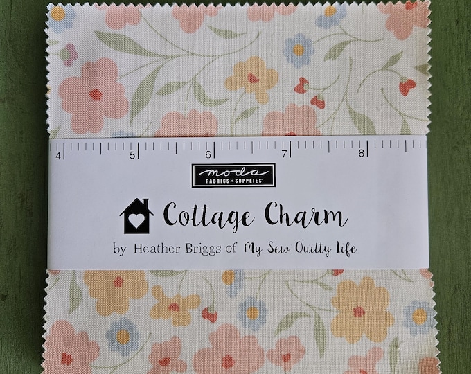 Cottage Charm 5 Inch Charm Pack Moda Fabric by Heather Briggs My Sew ...