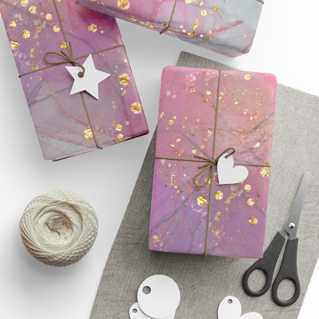 Eco-friendly Gift Wrapping Paper Roll | Abstract Art Design - Etsy