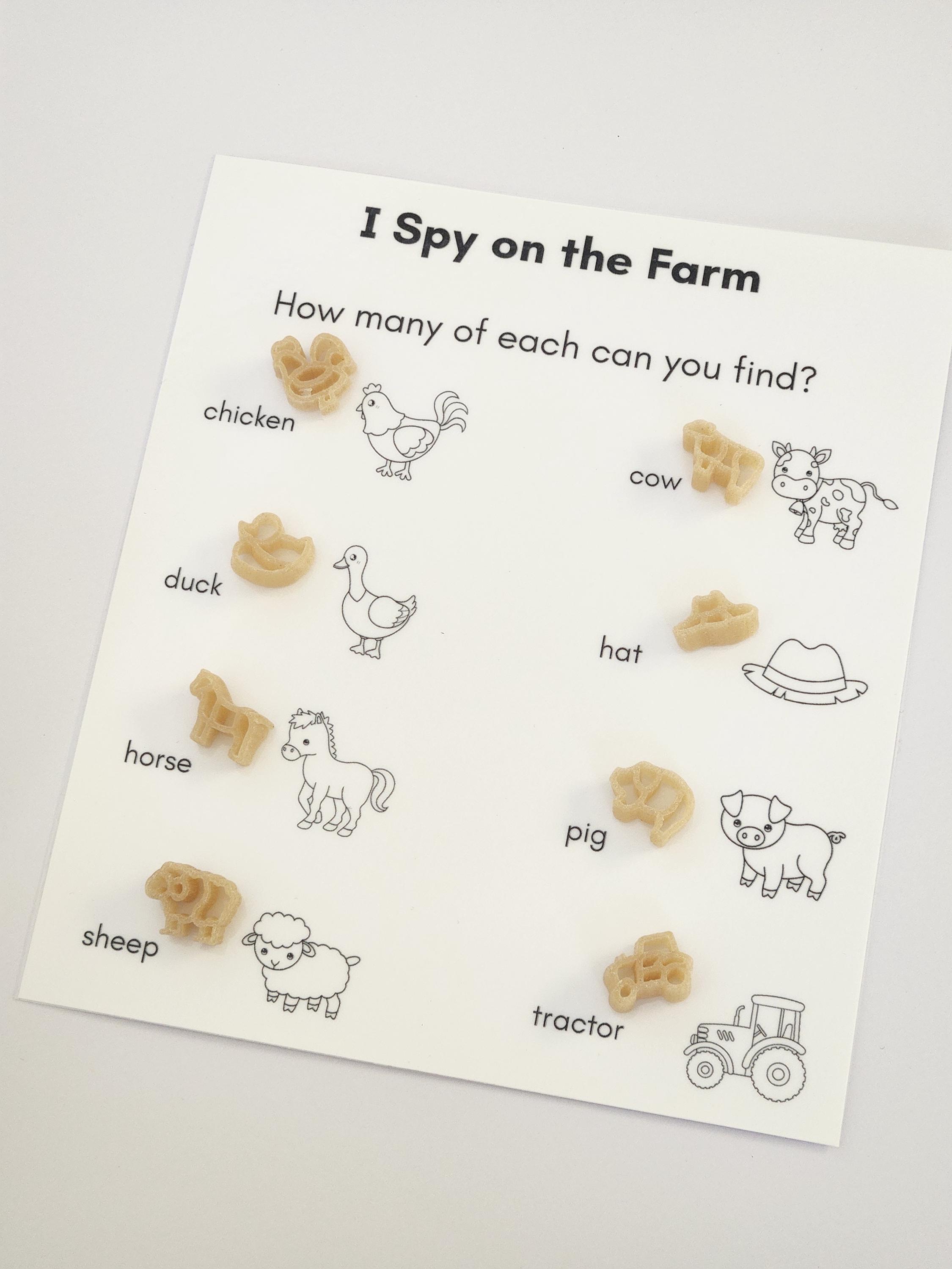 Farm Animals Sensory Play Kit - Etsy