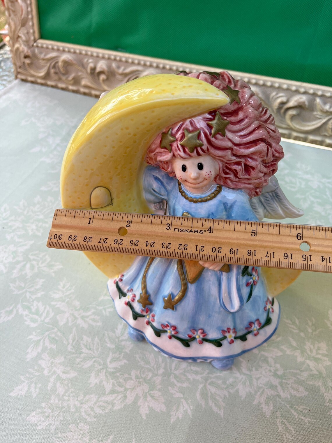 Vintage Fitz and Floyd-angel Girl -moon- Moonbeams-stars -coin Bank ...