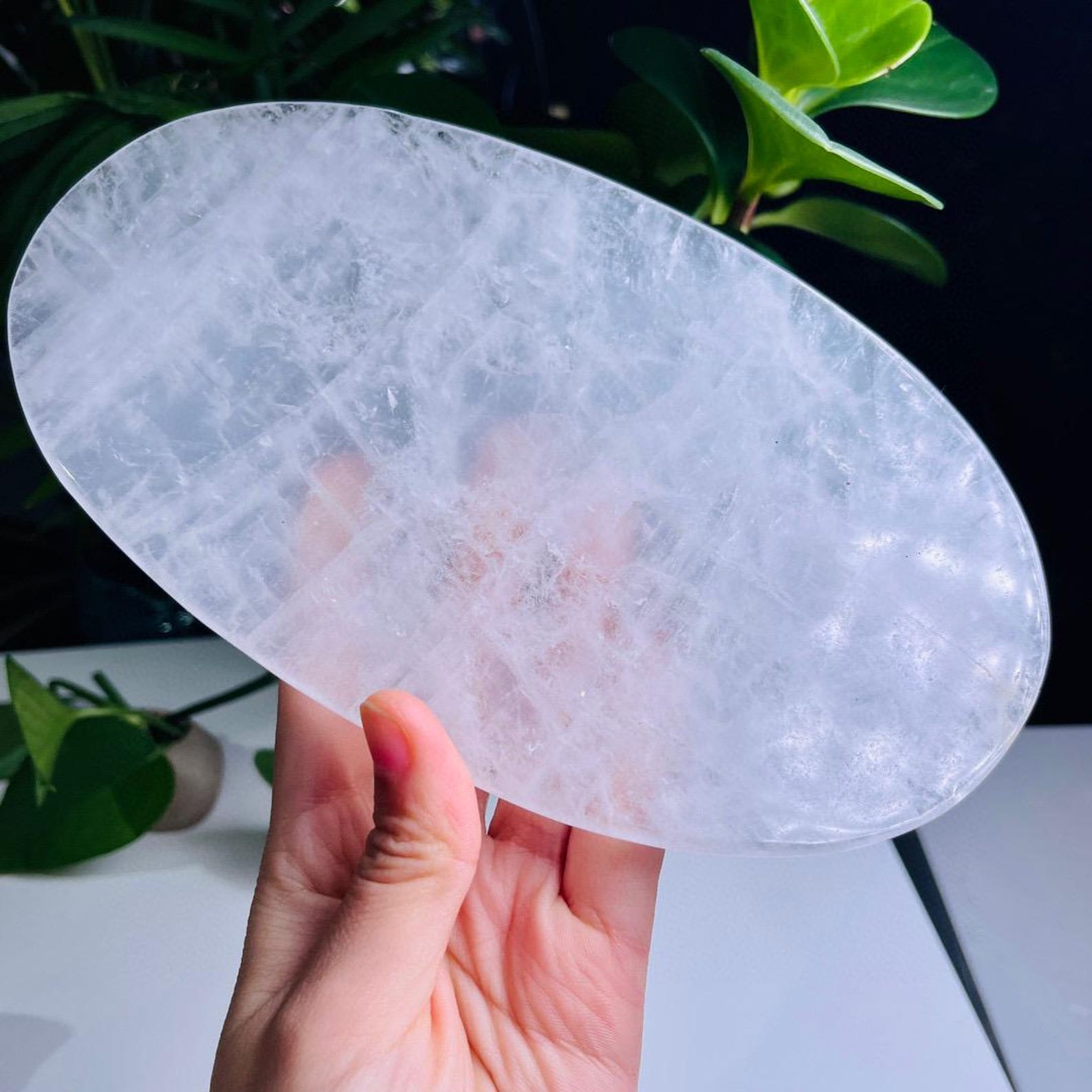 Natural Rose Quartz Coffee Cup Set, Crystal Couple Heart Cups, Hand ...