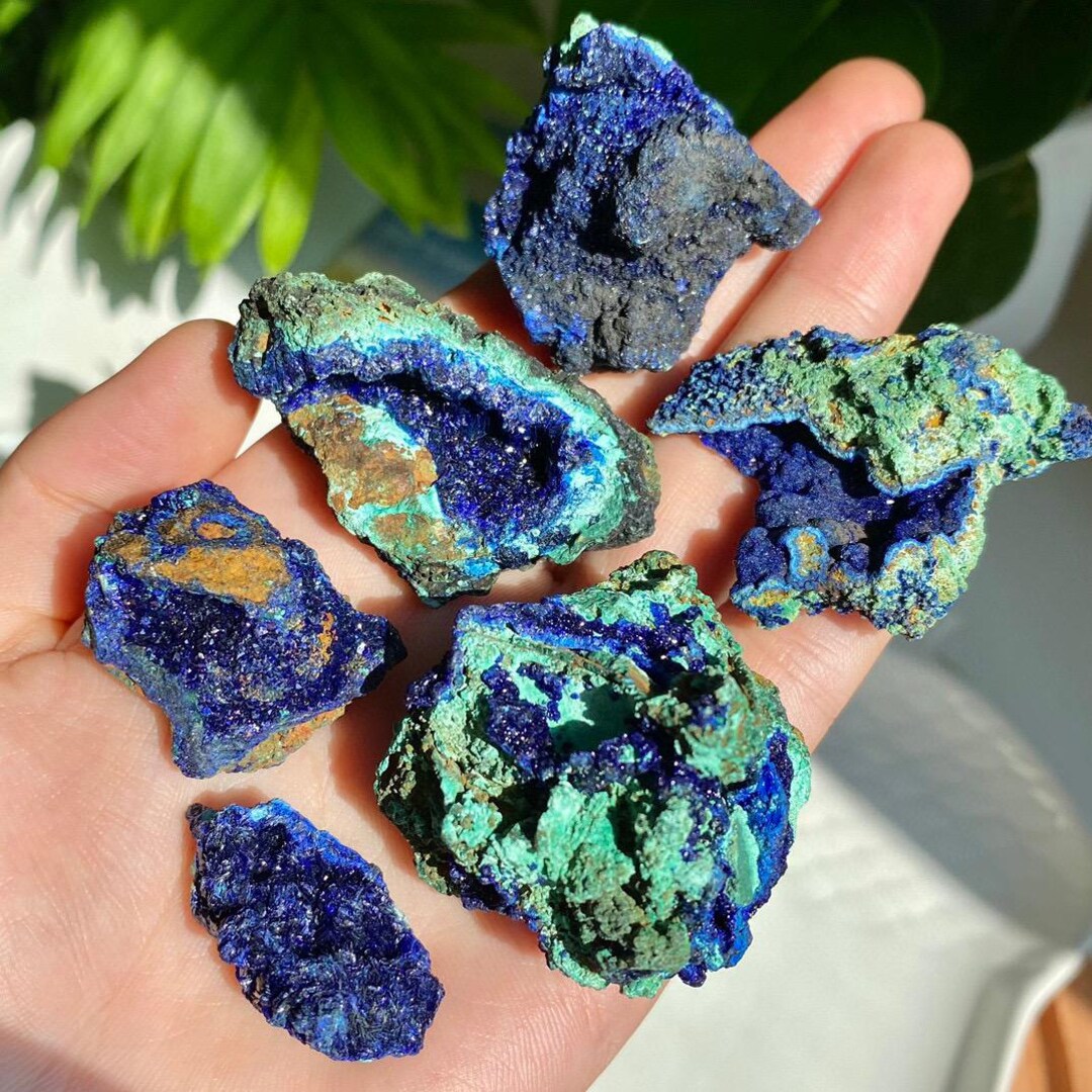 Natural Azurite With Malachite Specimen,rare Azurite Specimen ...