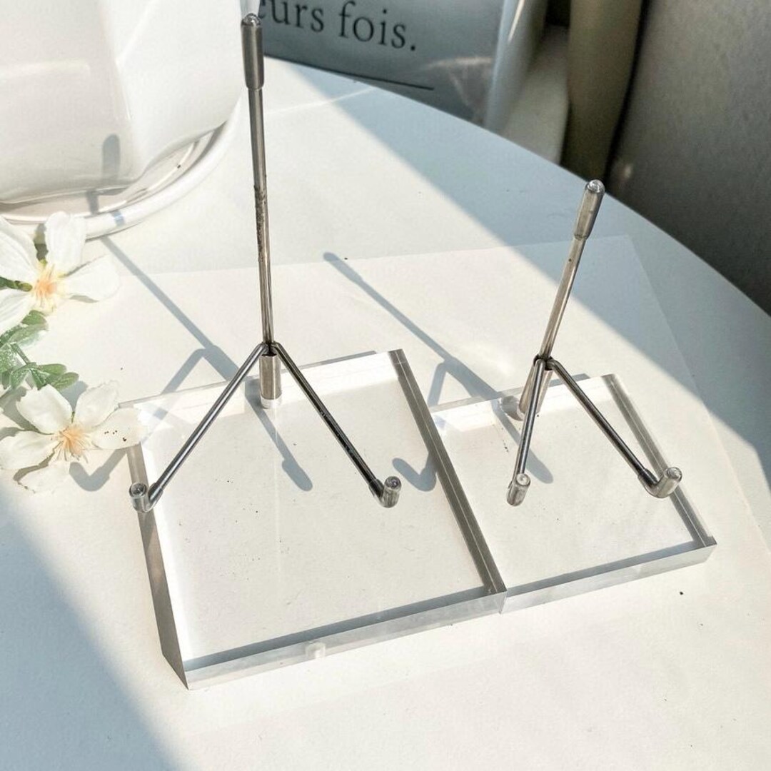 Acrylic Crystal Sphere/heart/freeform/slab/raw Stand,stand for Minerals ...