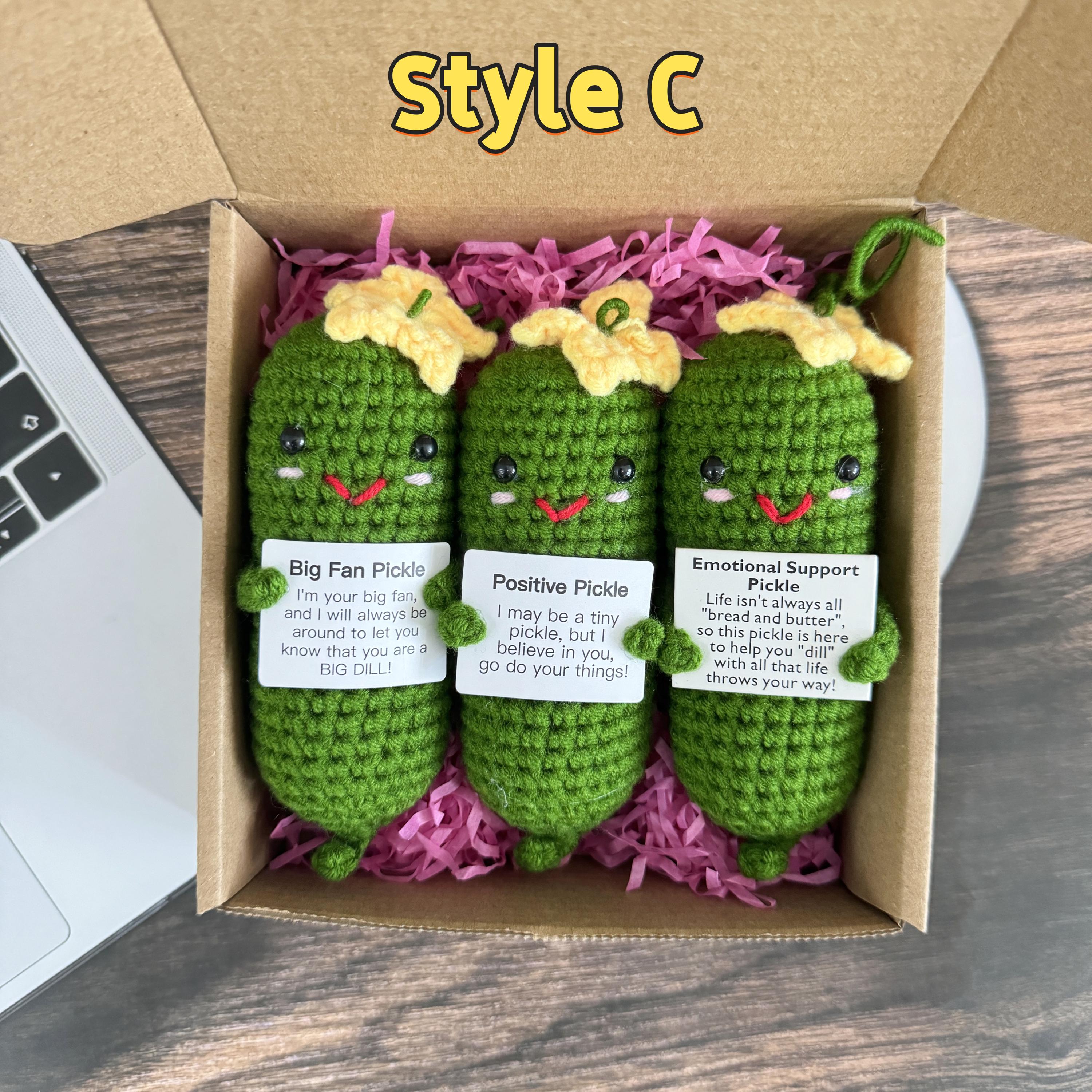 3PCS Emotional Support Pickle Gift Set,positive Pickle,big Fan Pickle ...